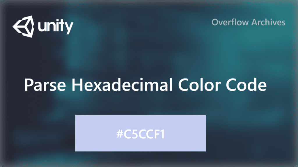 Change Color in Runtime - Unity 3D Tutorial - Overflow Archives